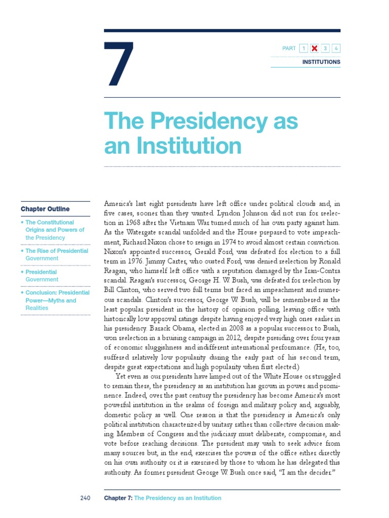 American Government - Power and Purpose (Lowi) - Chapters 7&8 Selected ...