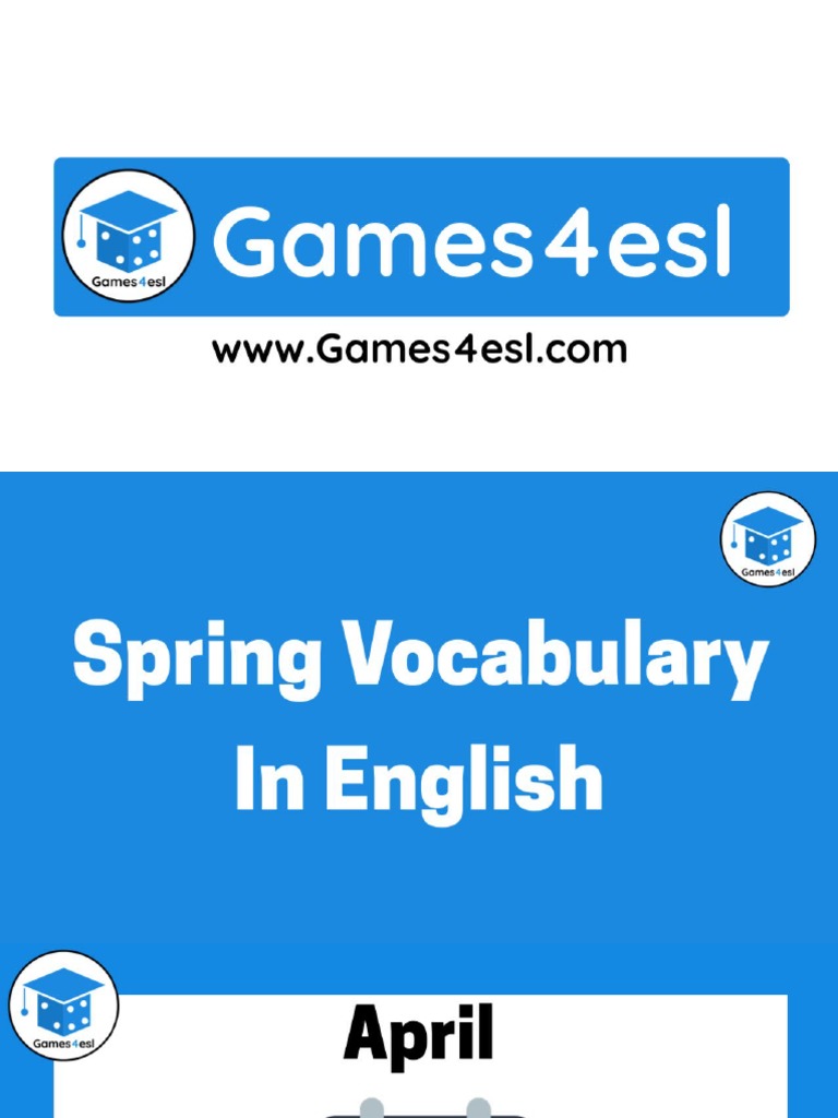 Spring Vocabulary | PDF