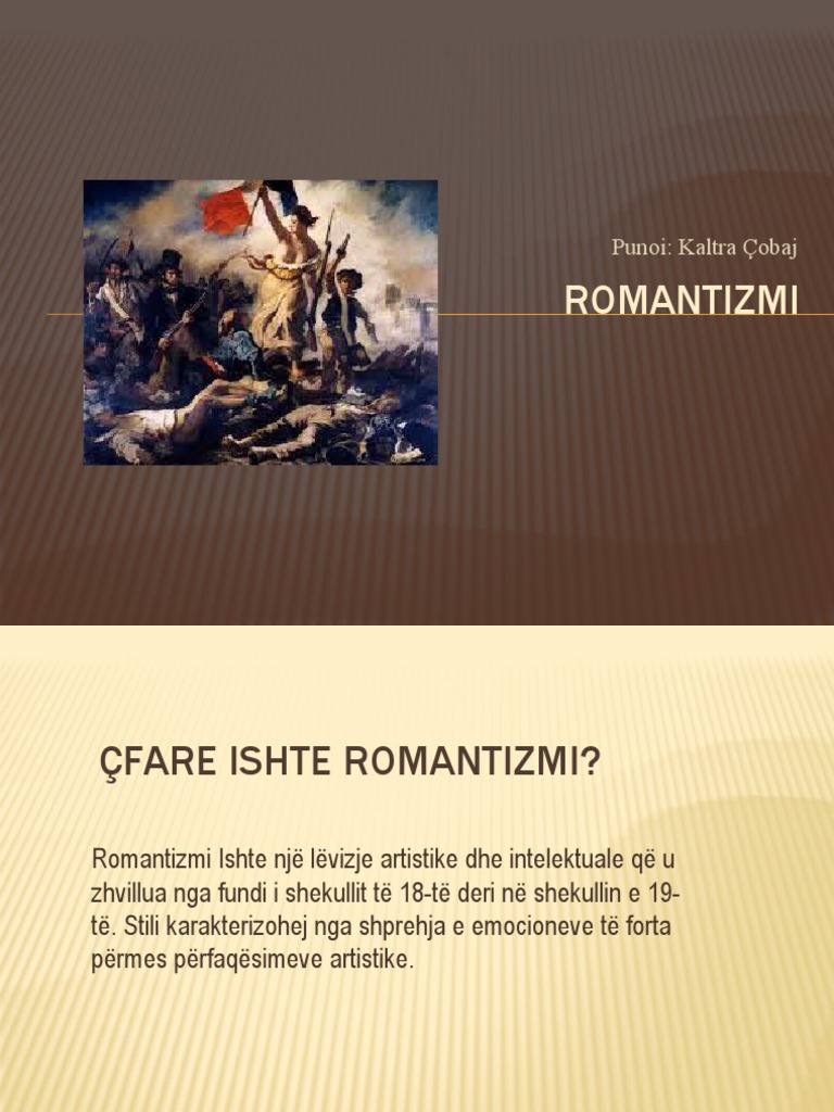 Romantizmi Detyre Letersi | PDF
