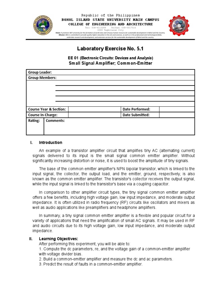 Lab Exercise No. 5.1 | PDF
