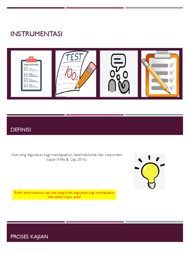 Instrumen Kajian | PDF