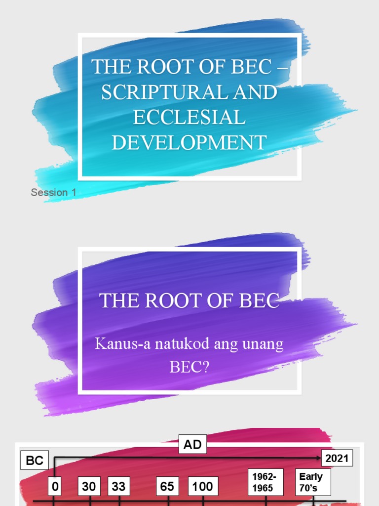 Session 1 - The Root of BEC | PDF