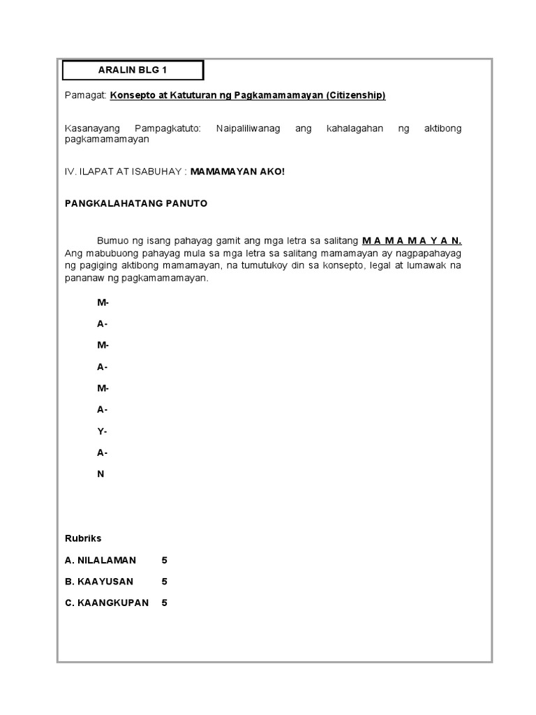 Week 1 Akrostik | PDF