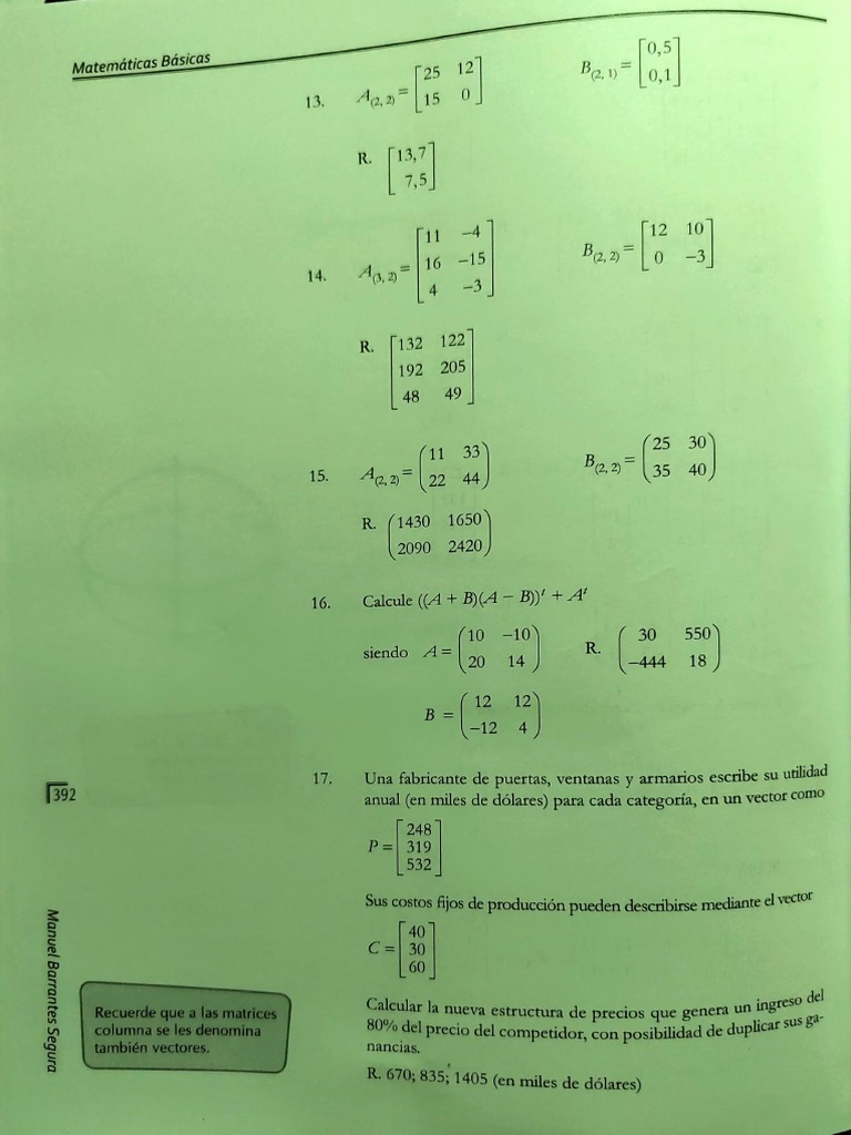 Matrices 3 - 2023-1 PDF | PDF