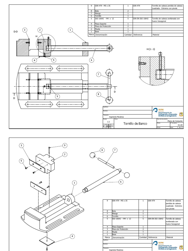 Conjunto Tornillo Completo Pdf Pdf Tornillo Metalurgia