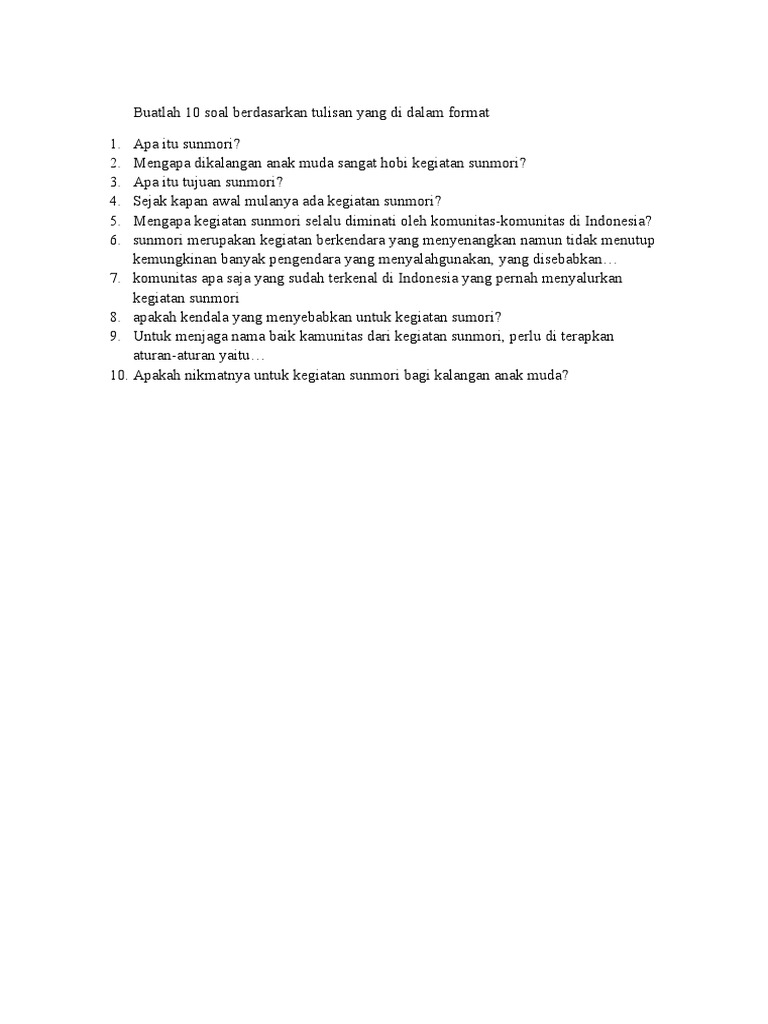 Soal Basic Reading | PDF