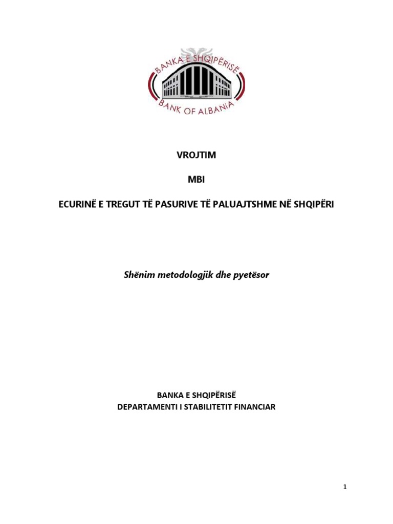 Zhvillimet Ne Tregun e Pasurive Te Paluajtshme | PDF