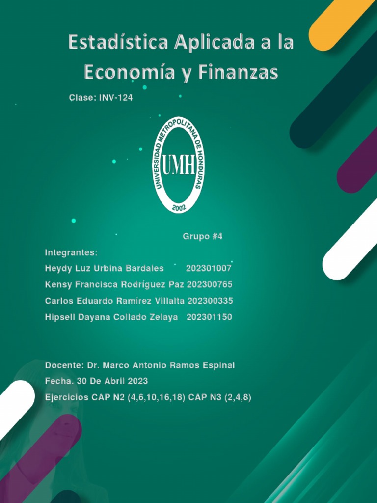 TAREA N2, GrupoN4 1.0 PDF | PDF | Desviación Estándar | Muestreo (Estadísticas)