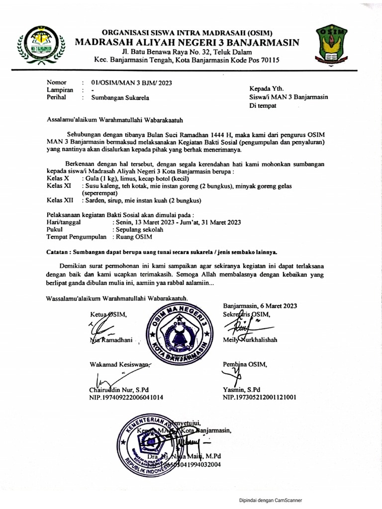 Surat Baksos PDF | PDF