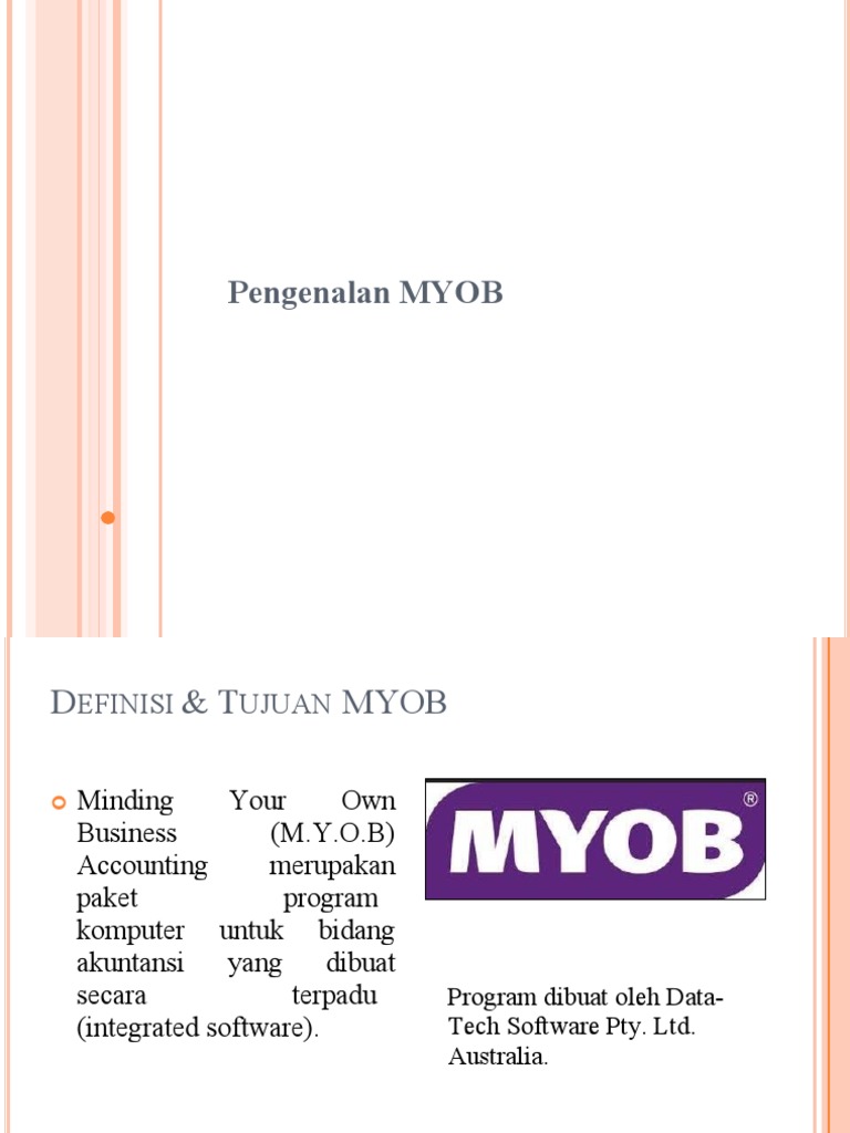 MYOB | PDF