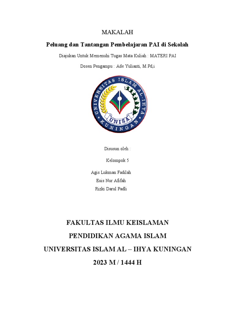 Makalah Materi PAI | PDF