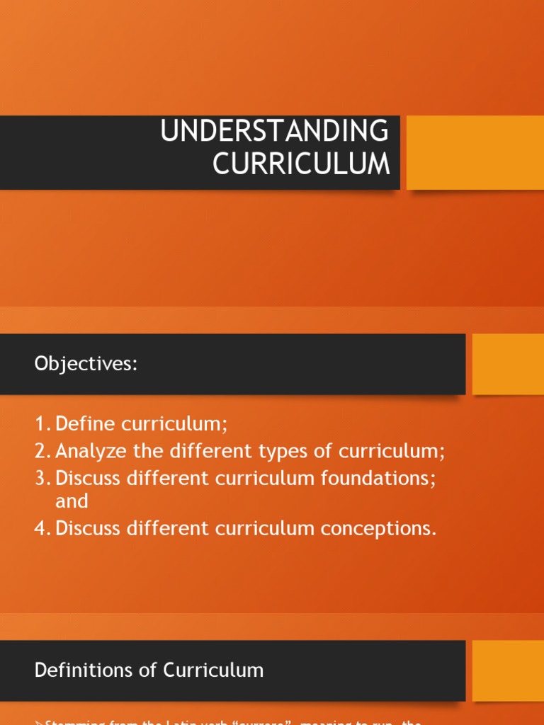 Types and Foundations of Curriculum | PDF