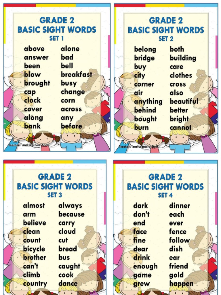 sight words | PDF