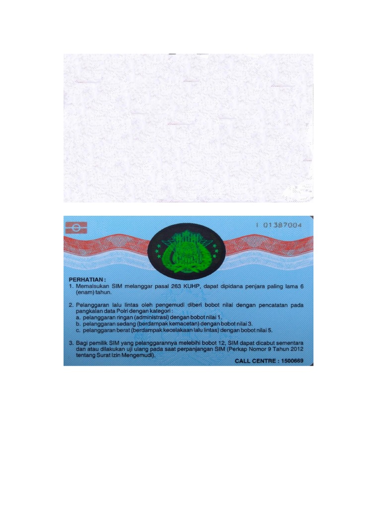 Blangko Sim BIIumum Lama | PDF