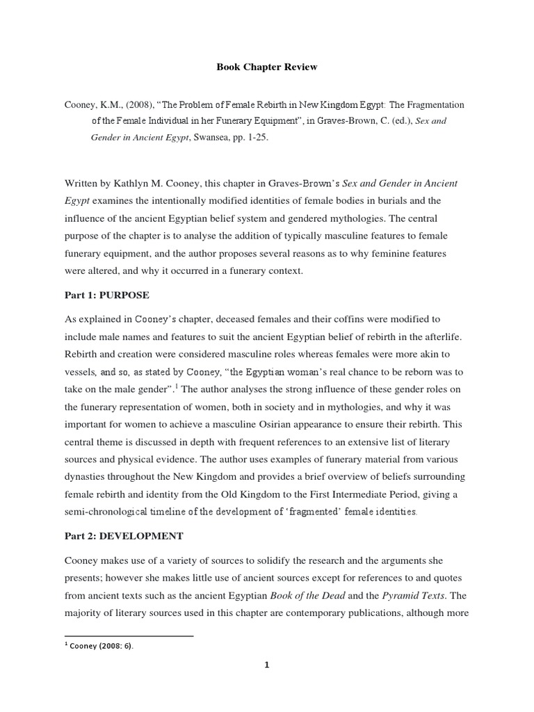 Book Chapter Review PDF | PDF