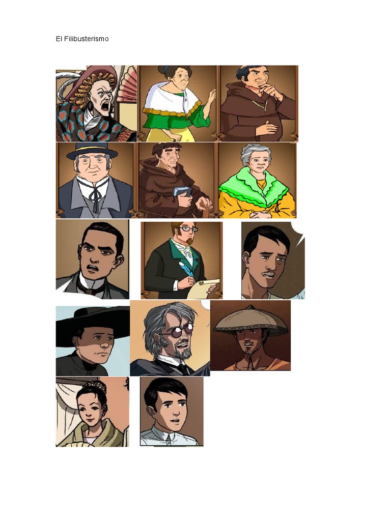 El Filibusterismo Characters | PDF