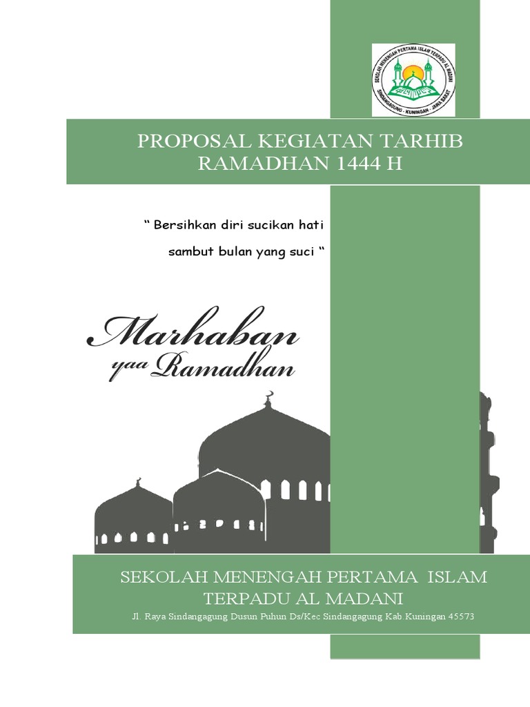 Proposal Tarhib Ramadhan REVISI | PDF