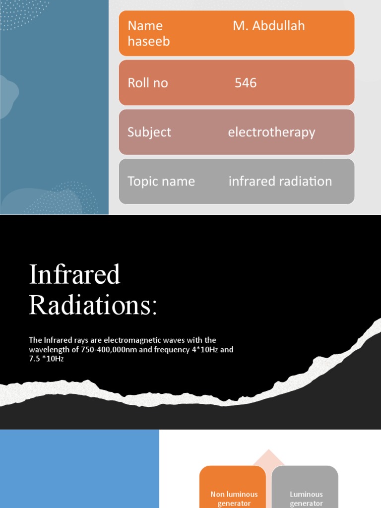 Abdullah Infrared Radiation | PDF | Incandescent Light Bulb | Infrared