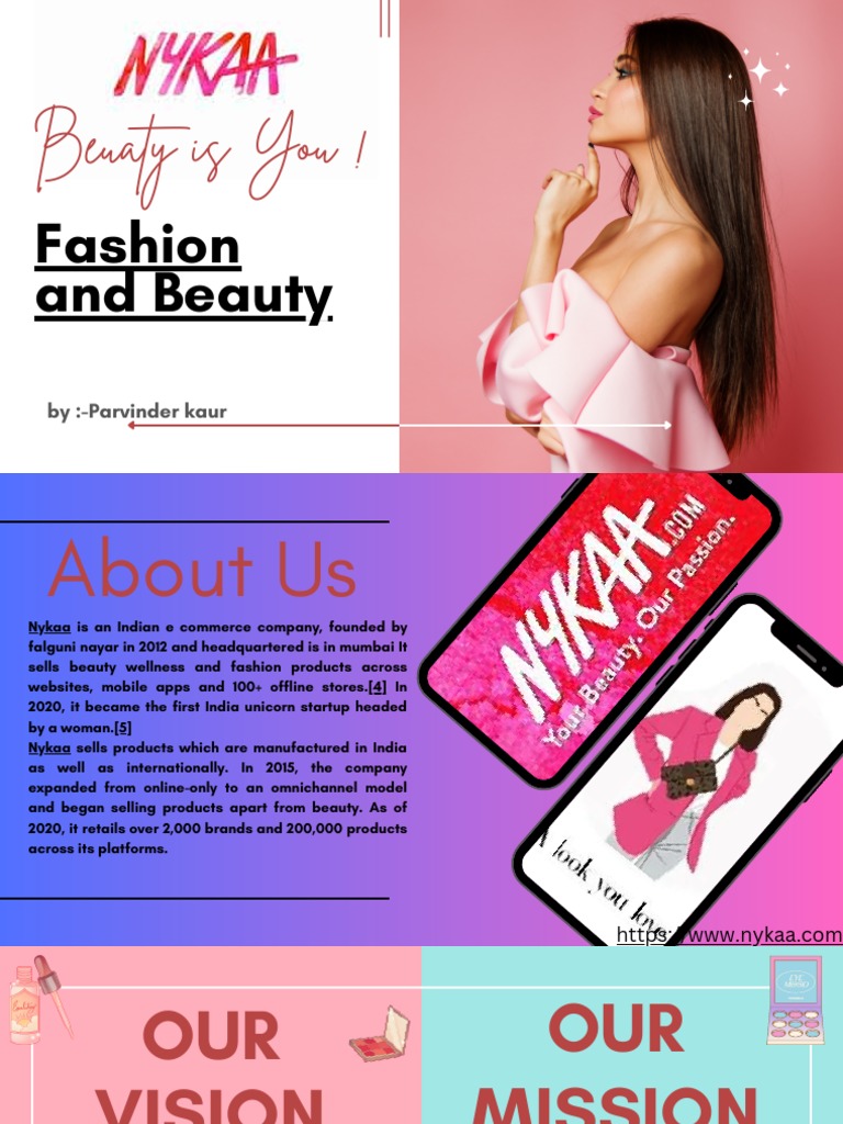 Nykaa's Mission, Vision, and SWOT Analysis | PDF