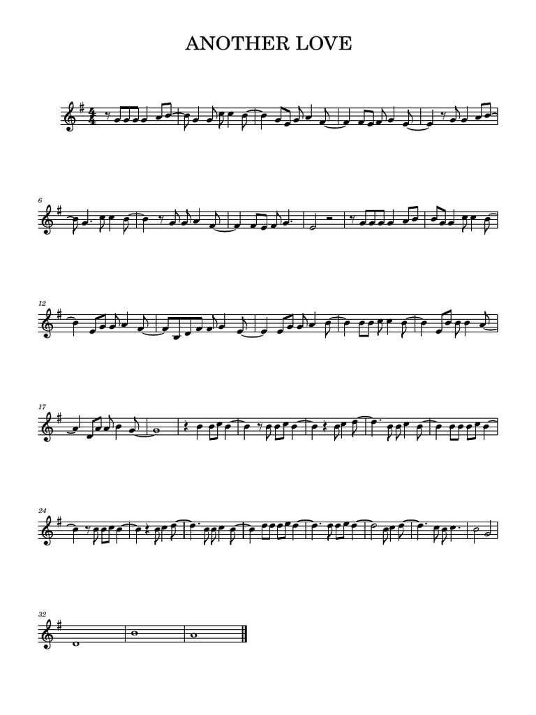 Another Love PDF | PDF