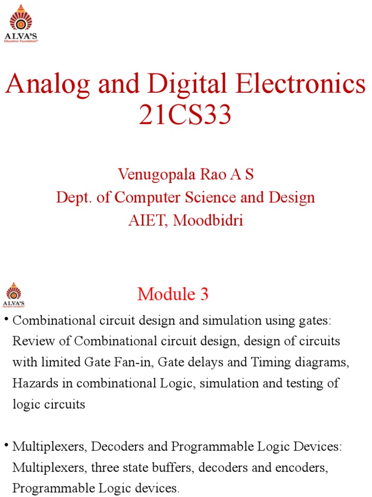 Combinational Circuit Design and Simulation Using Gates: Review of ...