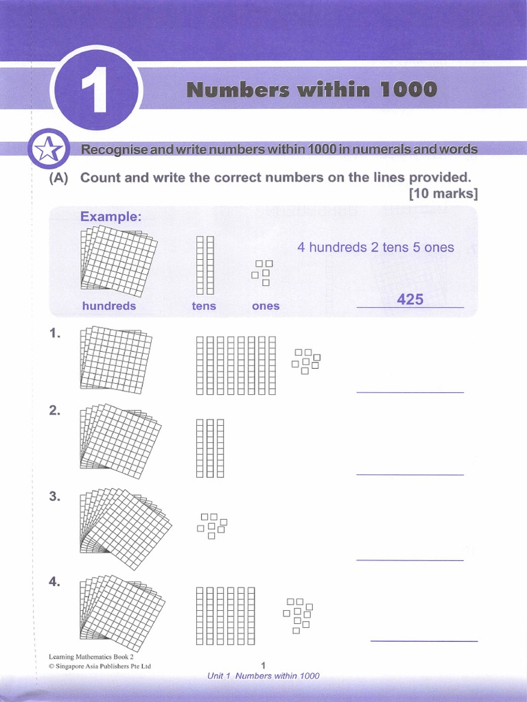Learning Math Levels 2 Unit 01 | PDF