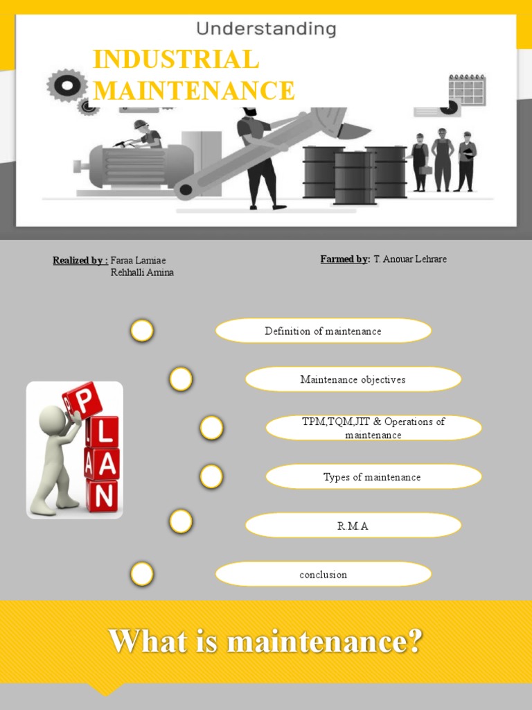 Overview of Industrial Maintenance Types | PDF