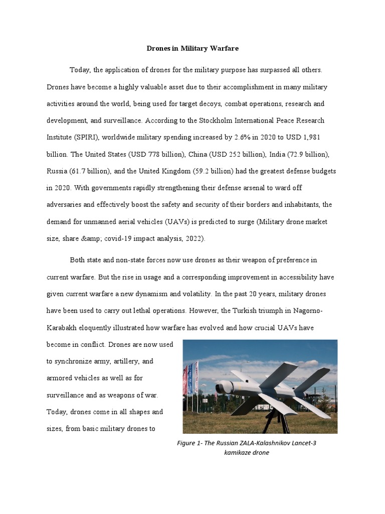 Drones in military | PDF