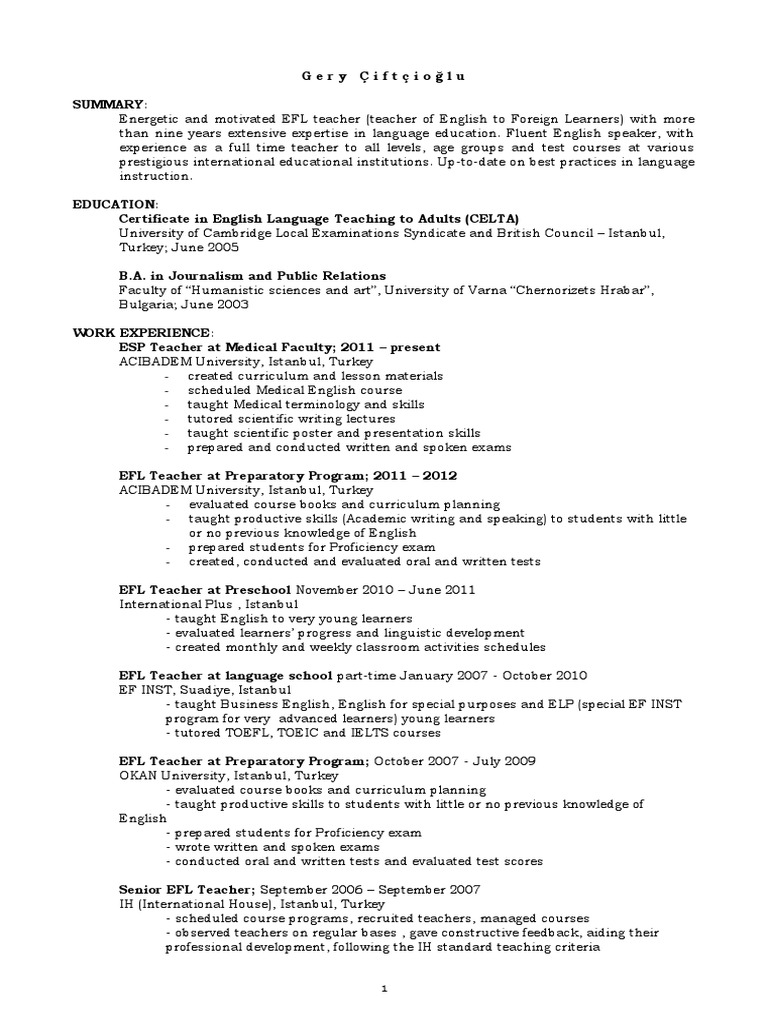 Gery - Ciftcioglu cvEN PDF | PDF