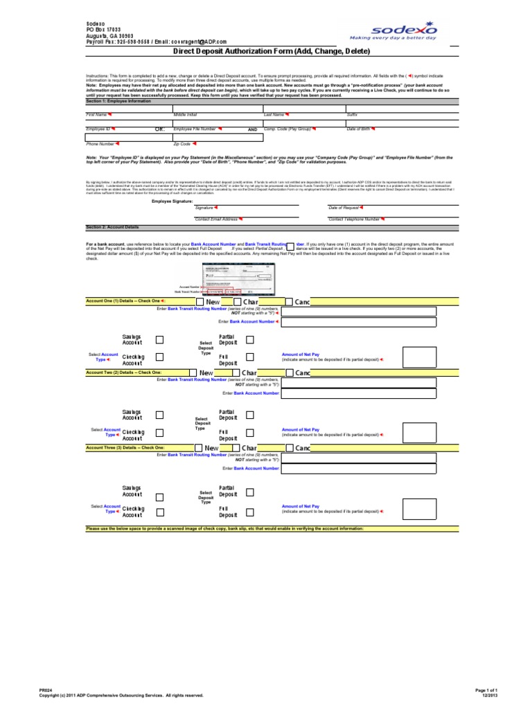 Direct Deposit | PDF | Cheque | Deposit Account