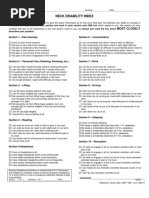 DASH Questionnaire Guide | PDF