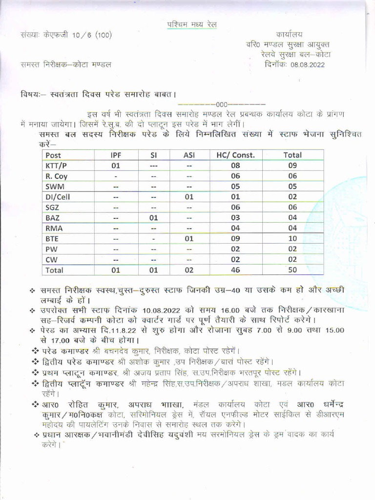 Reg. 15 August Pared | PDF