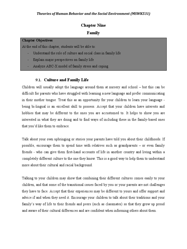 Human Behavior Chapter 9 | PDF