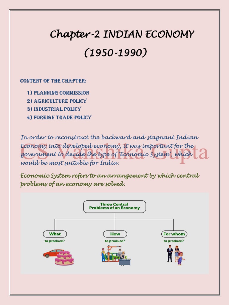 Chapter 2 INDIAN ECONOMY PDF | PDF