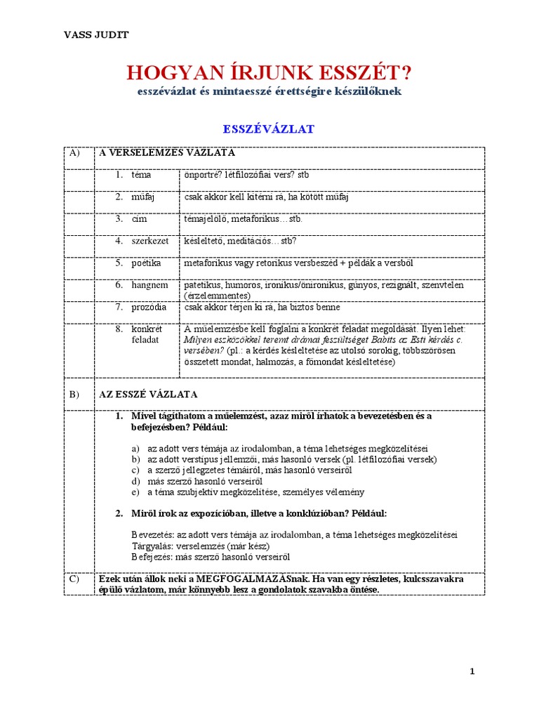HOGYAN-ÍRJUNK-ESSZÉT.pdf | PDF