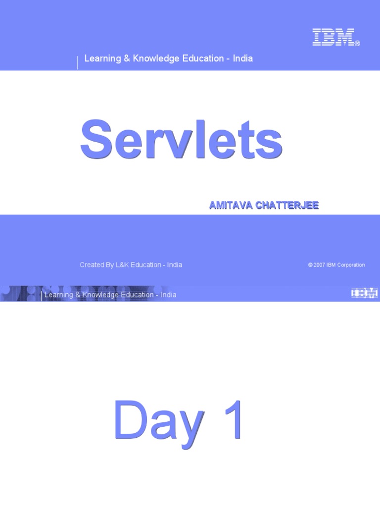 Servlet | PDF