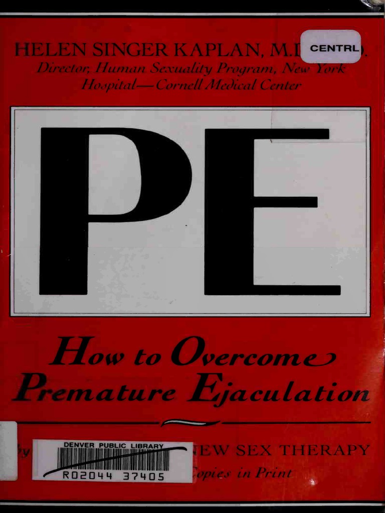 Helen Singer Kaplan - How To Overcome Premature Ejaculation-Routledge ...