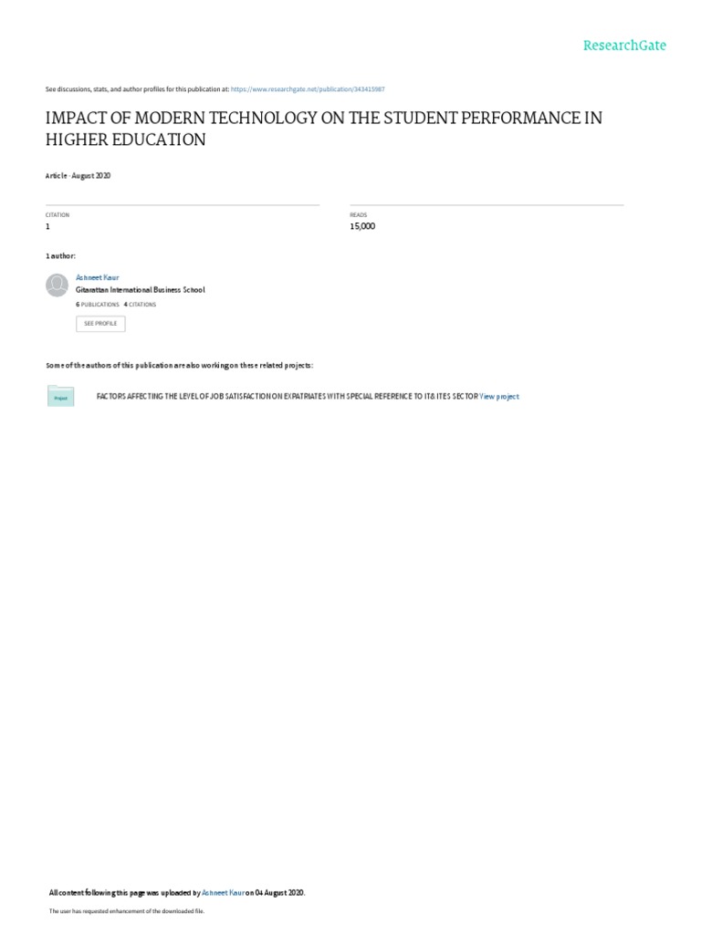 Education Paper PDF | PDF