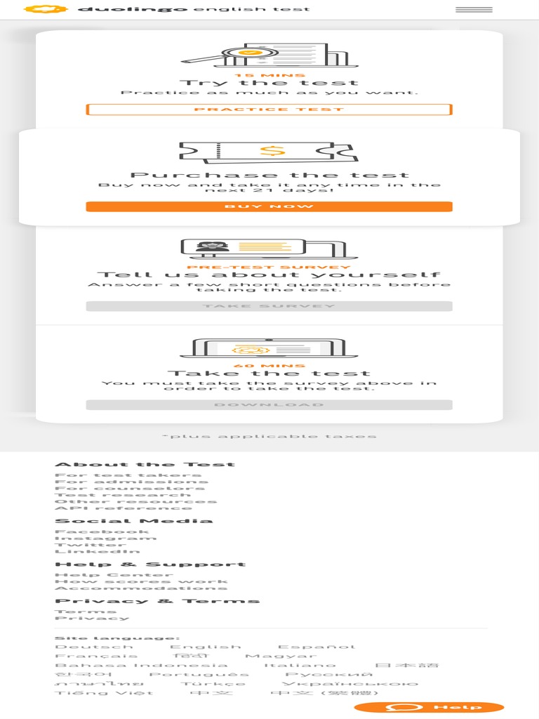 Duolingo English Test PDF | PDF