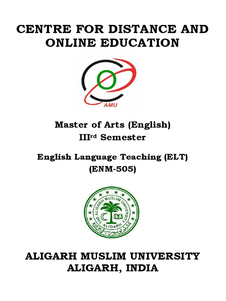 English Language Teaching (ELT) (ENM-505) - Unit 4 PDF | PDF