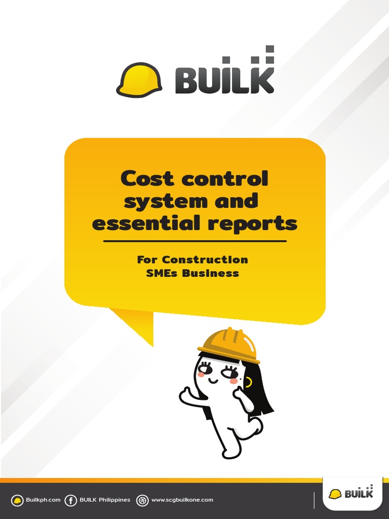 BUILK Cost Control for Construction SMEs | PDF | Invoice | Cost