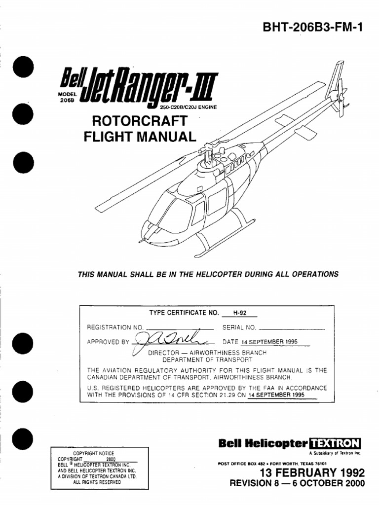 Bell 206b3 FM 1 | PDF