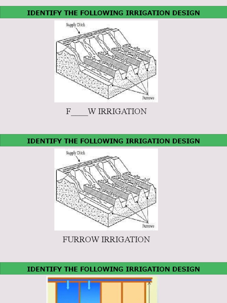 Different Designs of Irrigation Systems | PDF | Irrigation | Intensive ...