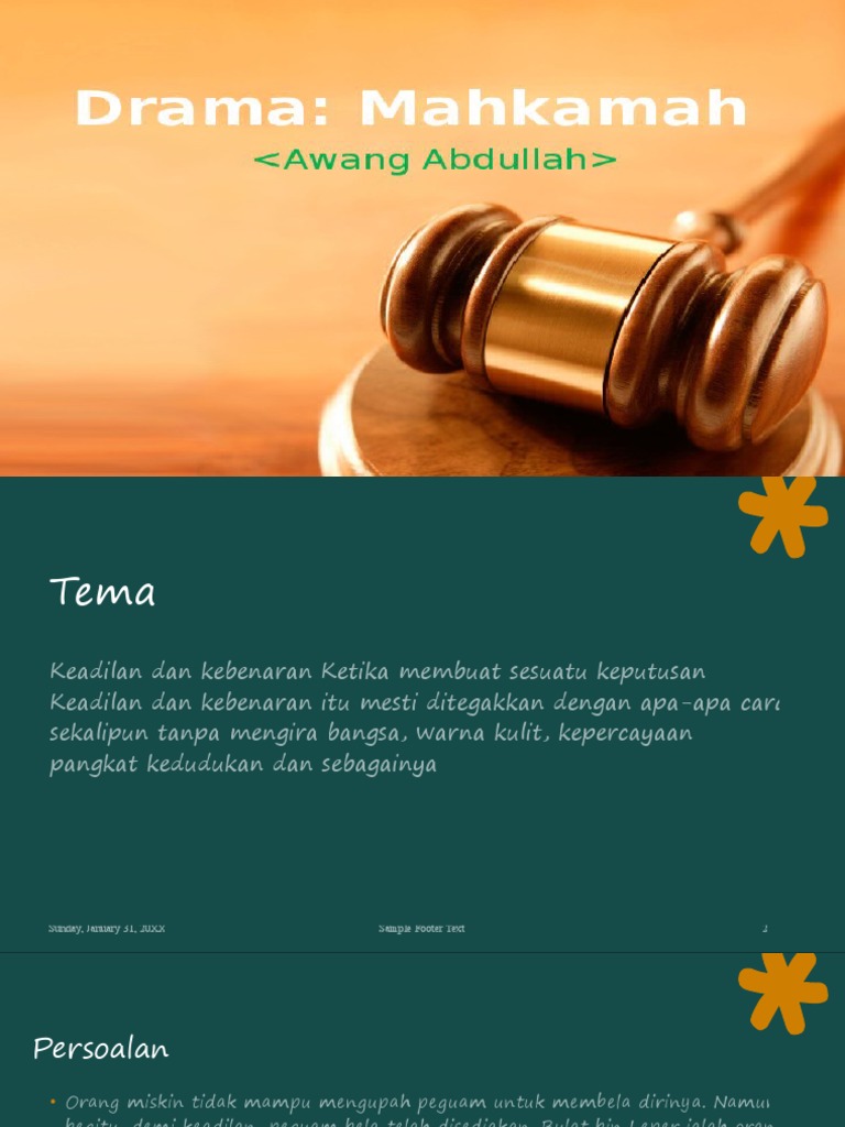 Drama Mahkamah | PDF