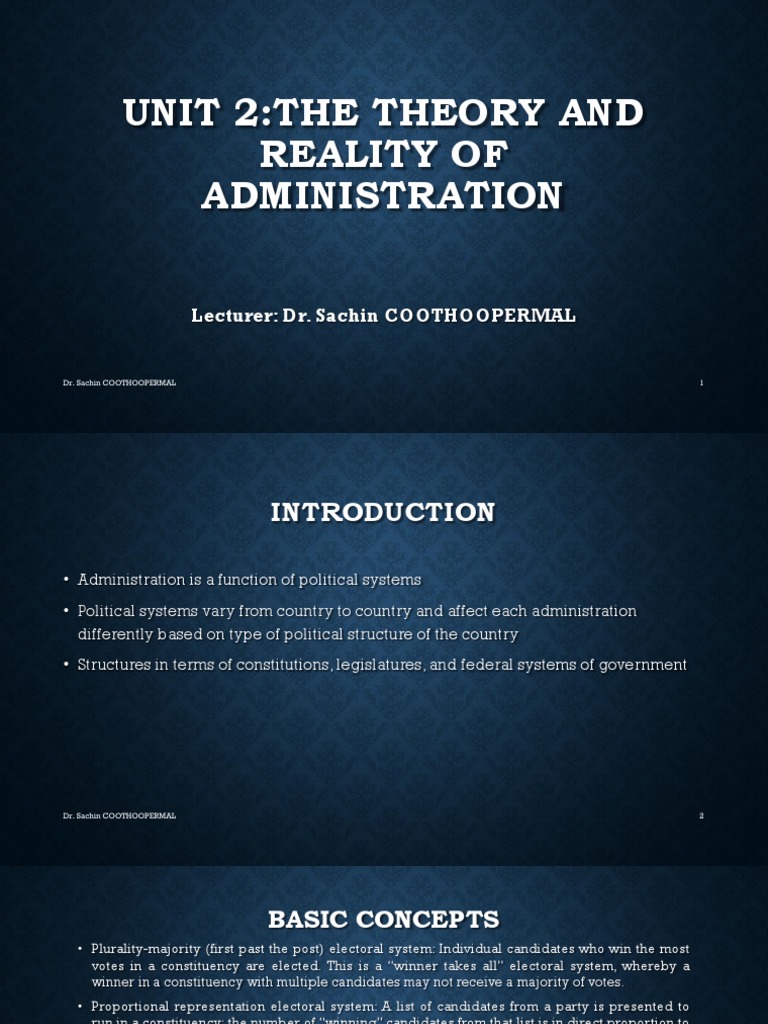 Administration Theory & Practice | PDF