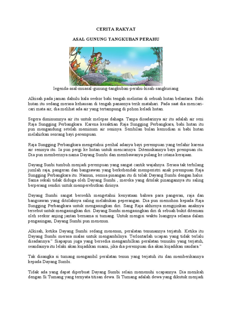 Cerita Rakyat | PDF