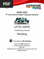 Stage 3 Hippo Exam Sample Test | PDF