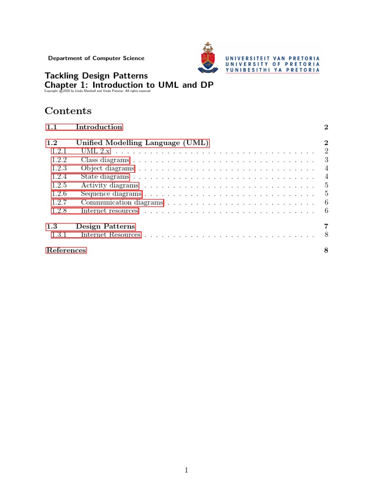 Chapter1 IntroDesignPatterns and UML PDF | PDF | Unified Modeling Language | Class (Computer ...