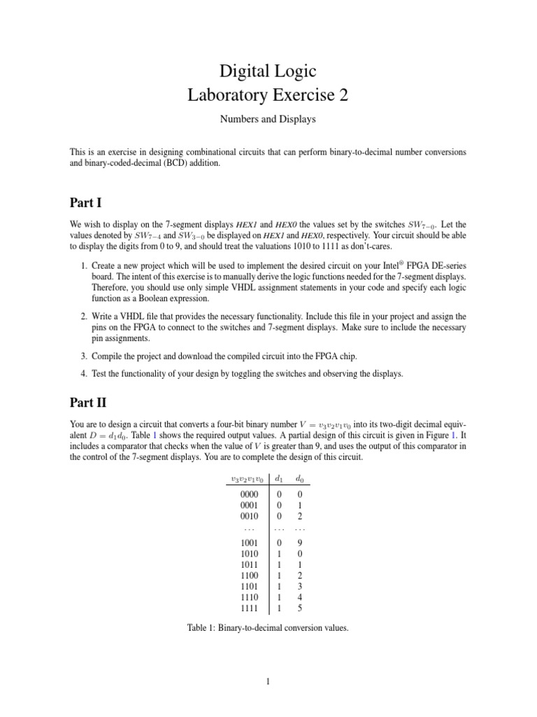 VHDL Lab2 PDF | PDF