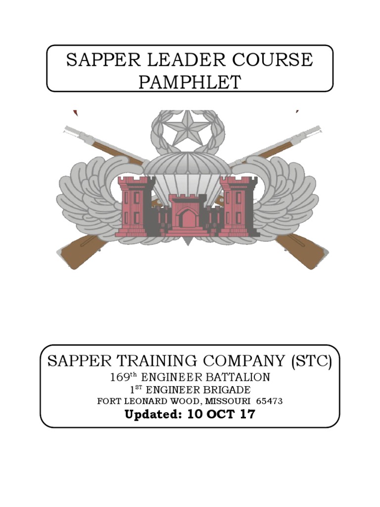 Sapper Leader Course Guide | PDF